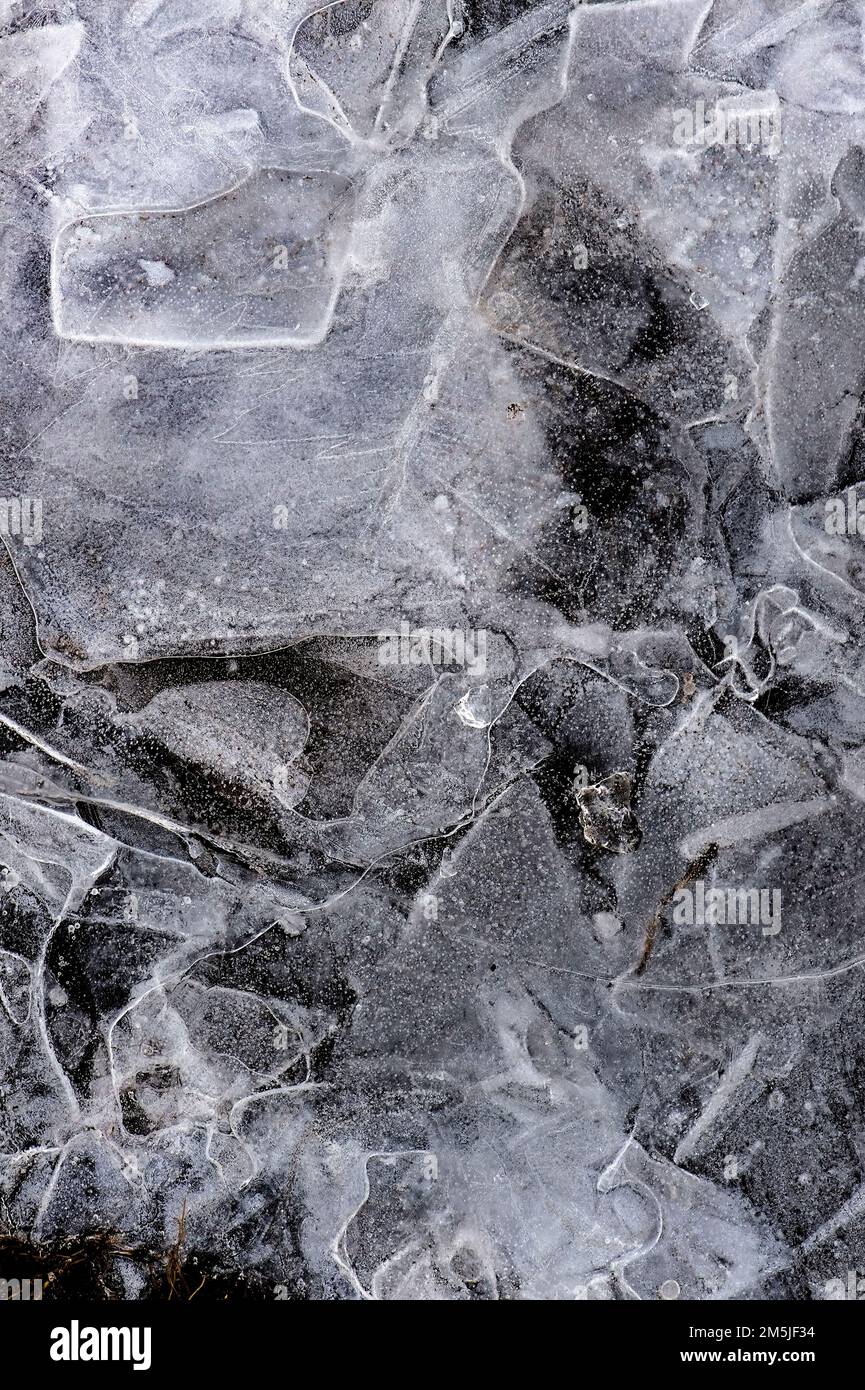 Frozen ice texture pattern hi-res stock photography and images - Alamy