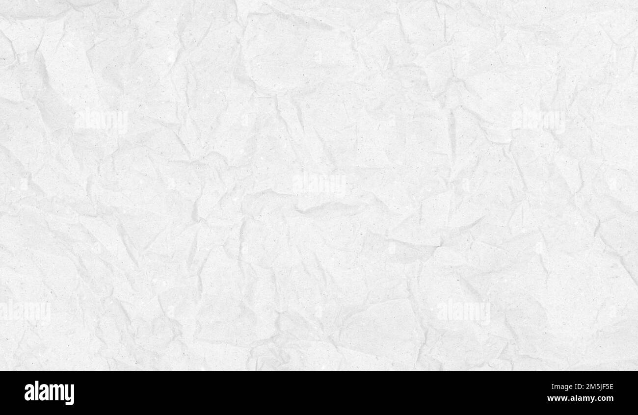 Crumpled white paper texture background Stock Photo - Alamy