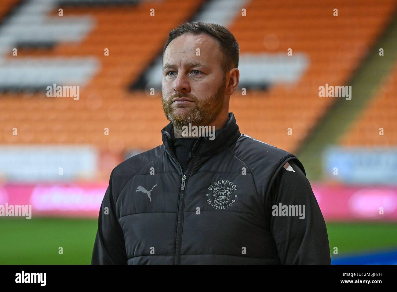 Richard O'Donnell Assistant Head Coach of Blackpool arrives ahead of ...