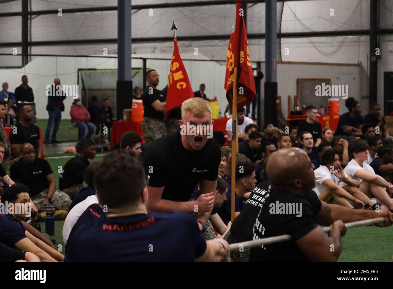 U.S. Marine Staff Sgt. Louis Bain III, with Recruiting Station ...