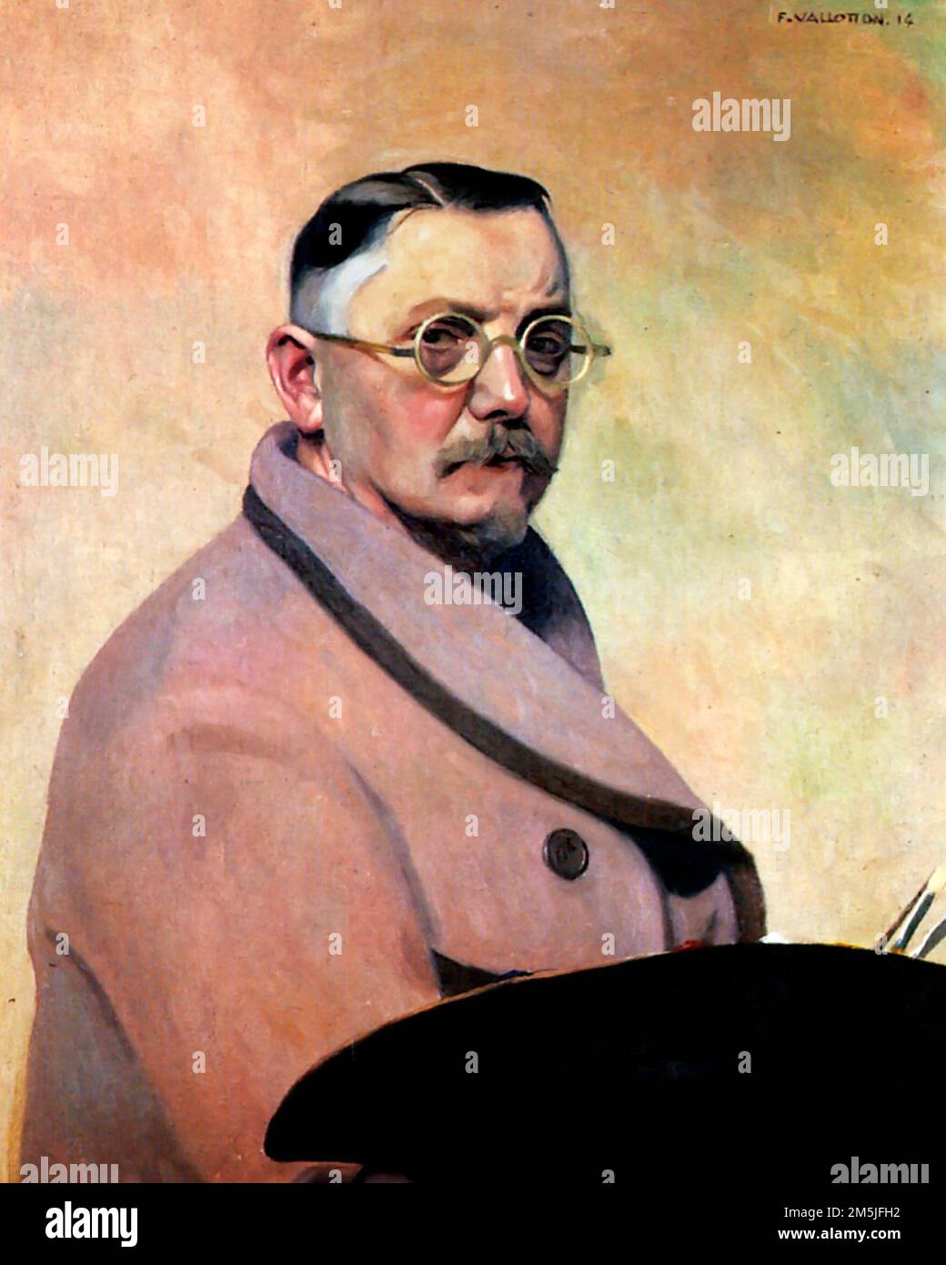 Self Portrait by the Swiss/French artist, Félix Vallotton (1865-1925 ...