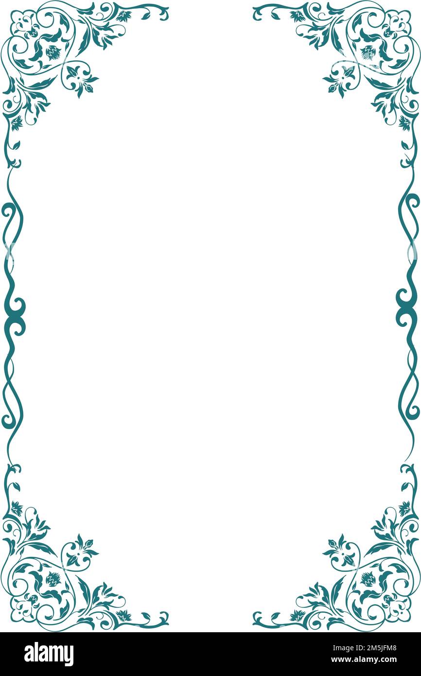 Simple Floral Border Pattern
