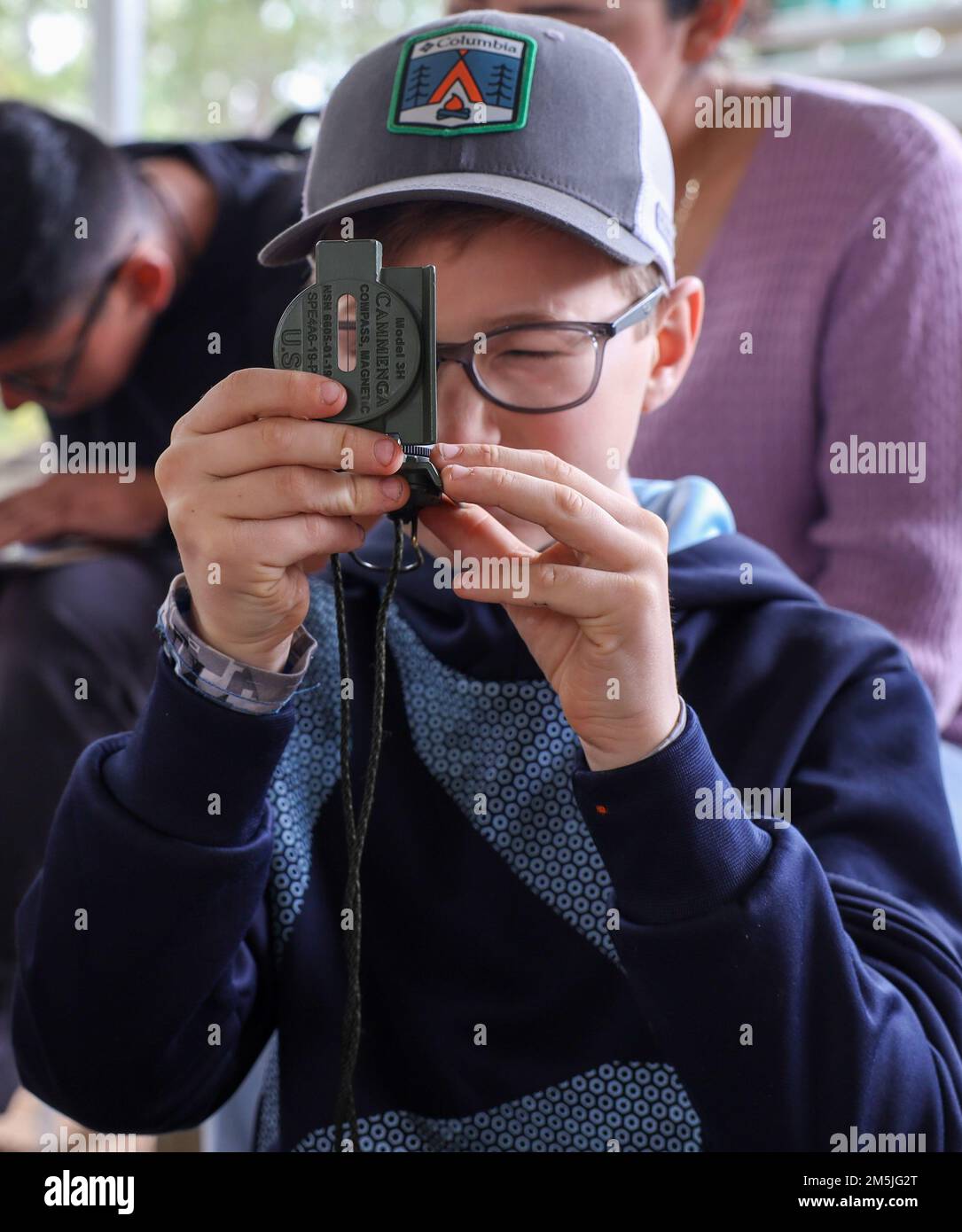 Boy Scouts from Troop 241 learn land navigation techniques aboard ...