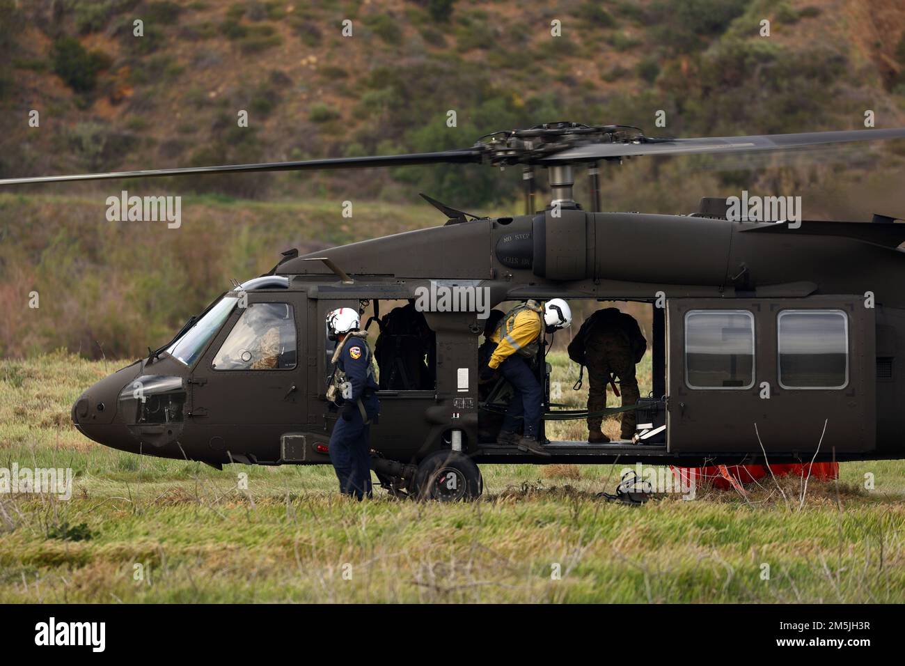 Two military helicopter managers from the California Department of ...