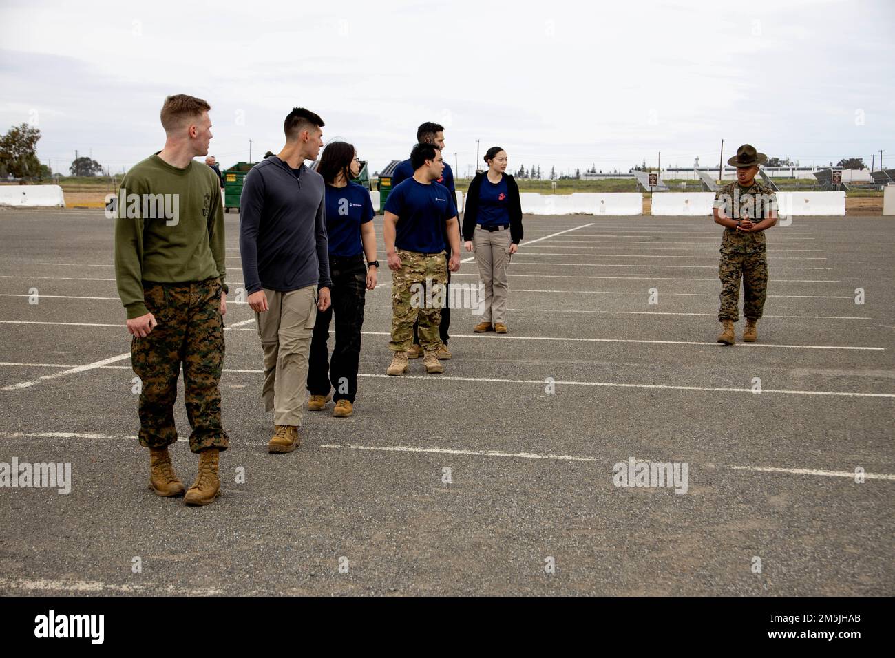 U.S. Marine Corps Sgt. Jean Loyola, a drill instructor with Marine ...