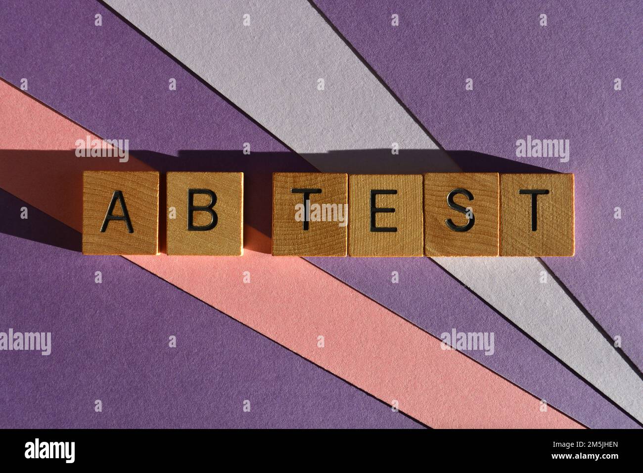 A B Test, also known as split testing in business whereby an audience ...