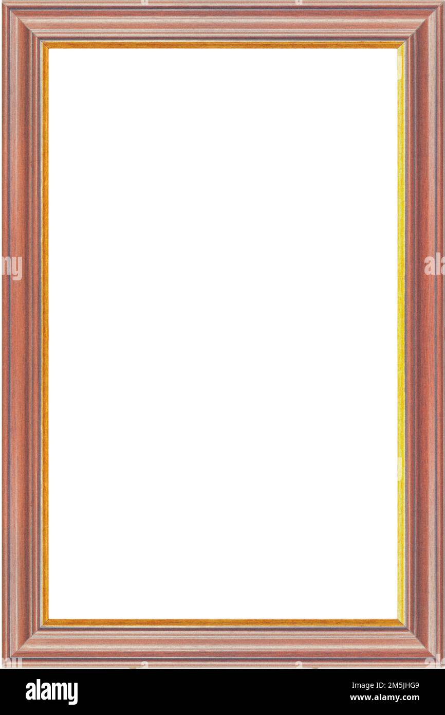 Simple and floral frame and border Stock Photo - Alamy