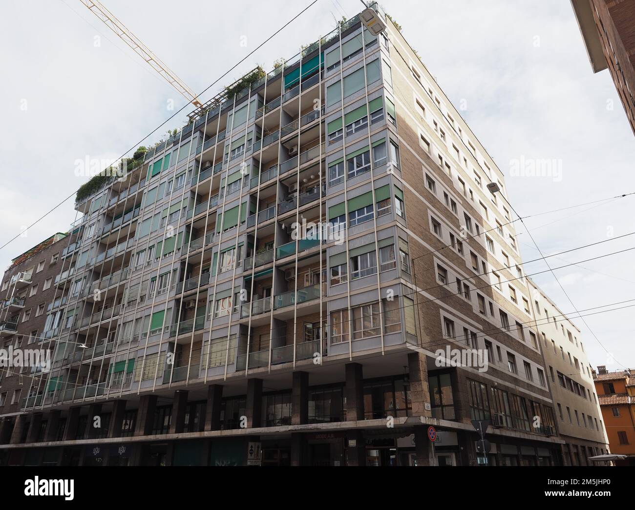 BOLOGNA, ITALY - CIRCA SEPTEMBER 2022: Modern architecture in Via ...
