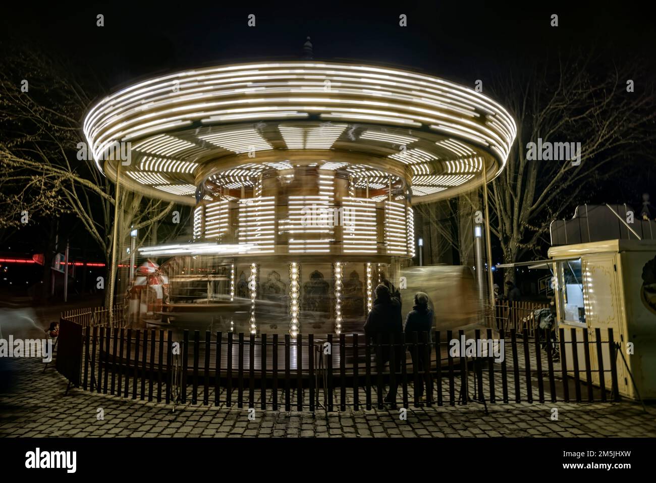 Paris, France. 25th Dec, 2022. Funfair Place de la Fontaine aux Lions ...