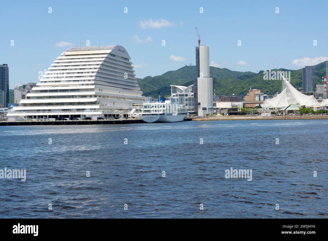 Kobe Port Tower Waterfront Cityscape and Harbour Stock Photo - Alamy