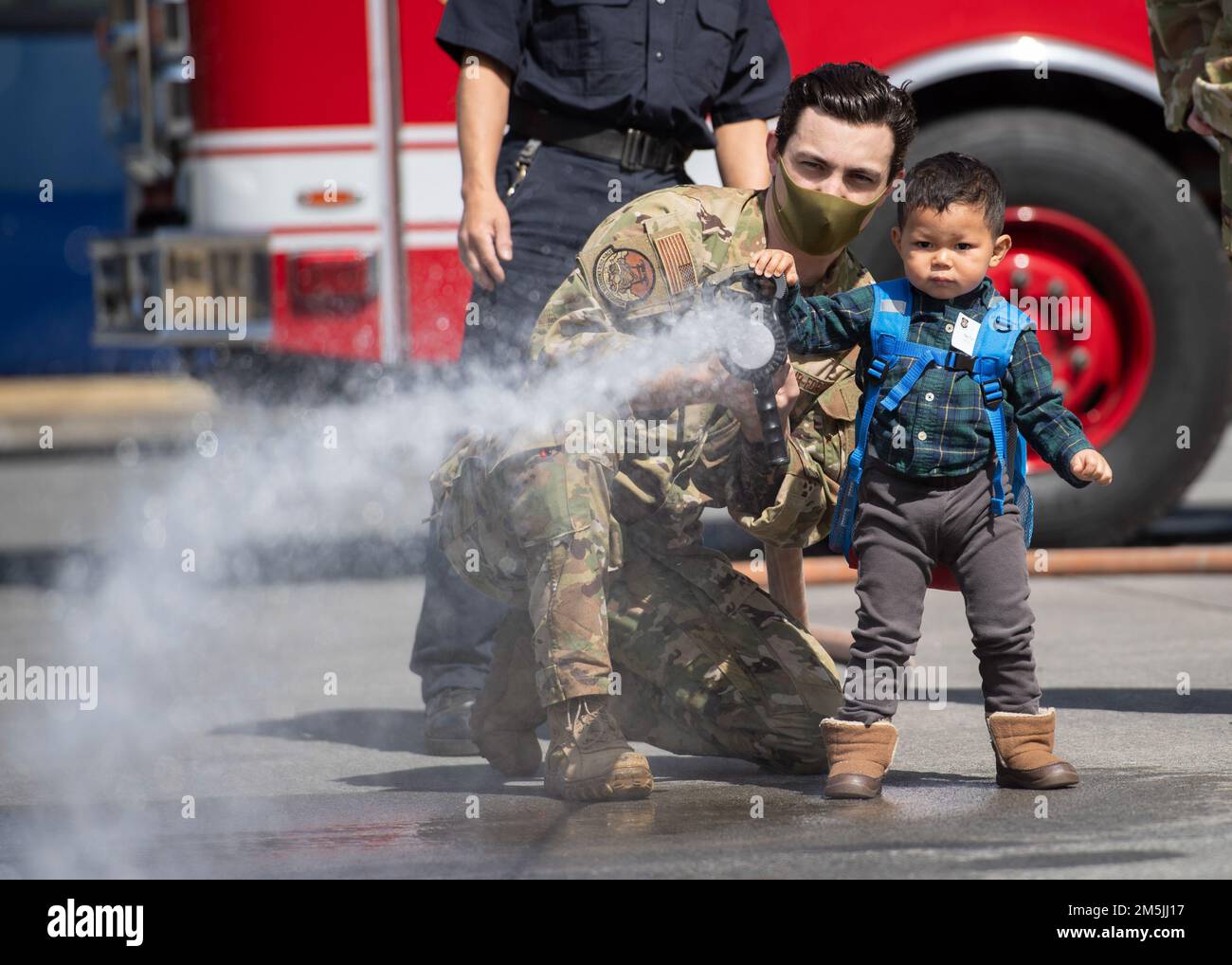 Staff Sgt. Alex Rowe, 374th Civil Engineer Squadron firefighter ...