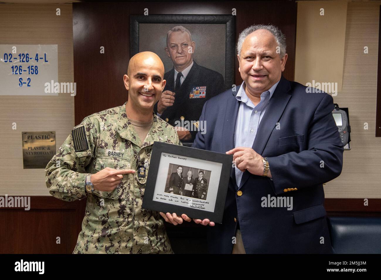 NAVAL STATION ROTA, Spain (Mar. 19, 2022)- Secretary of the Navy Carlos ...