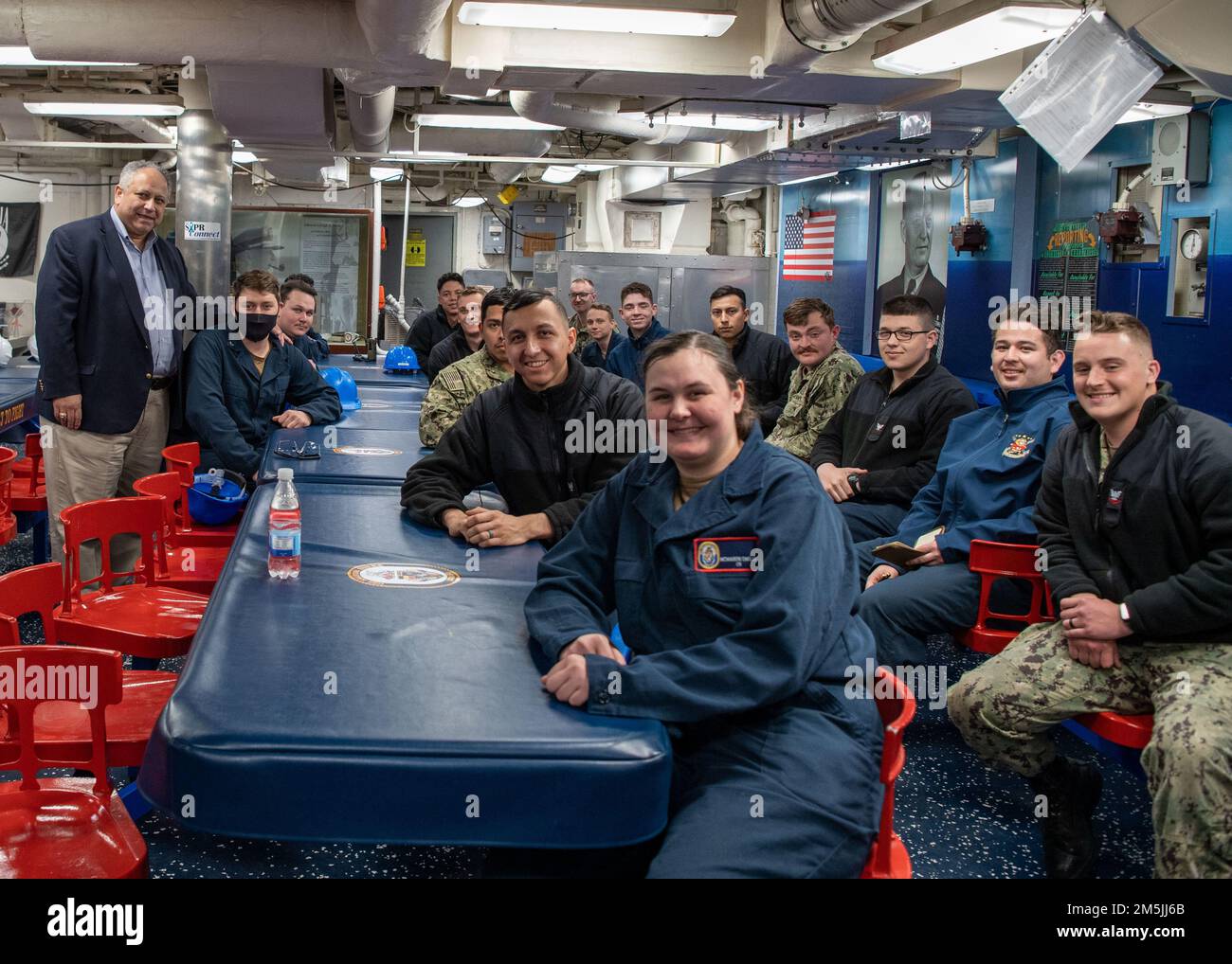 NAVAL STATION ROTA, Spain (Mar. 19, 2022)- Secretary of the Navy Carlos ...
