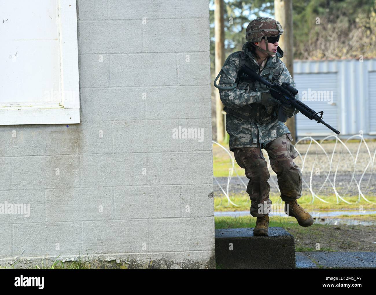 Oregon Army National Guard Soldiers take part in the 'Mogadishu event,' featuring a series of ...