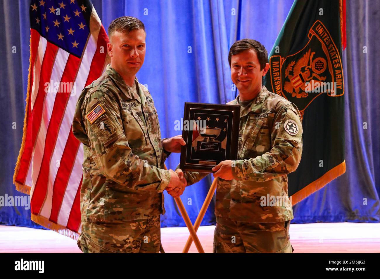 Sgt. 1st Class Daniel Horner poses with U.S. Army Marksmanship Unit ...