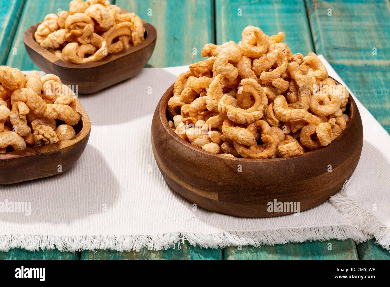 Deep fried pig skin hi-res stock photography and images - Alamy