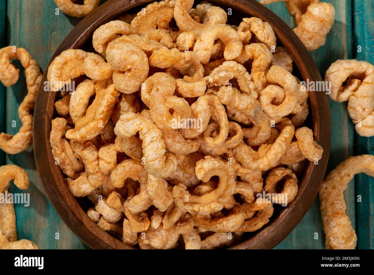 Deep fried pig skin hi-res stock photography and images - Alamy