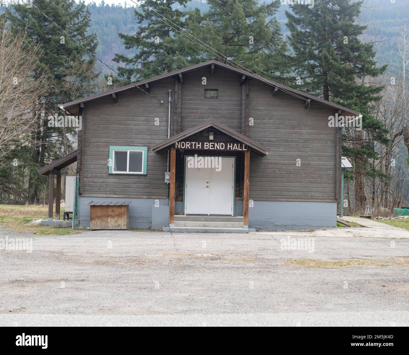 North Bend Hall in North Bend, British Columbia, Canada Stock Photo - Alamy