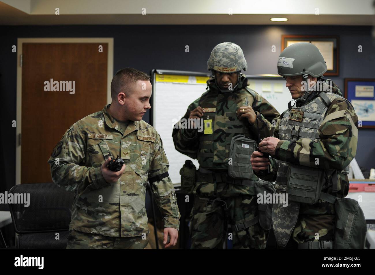 U.S. Air Force Senior Airman Derek Aldrich, an Air National Guardsman ...