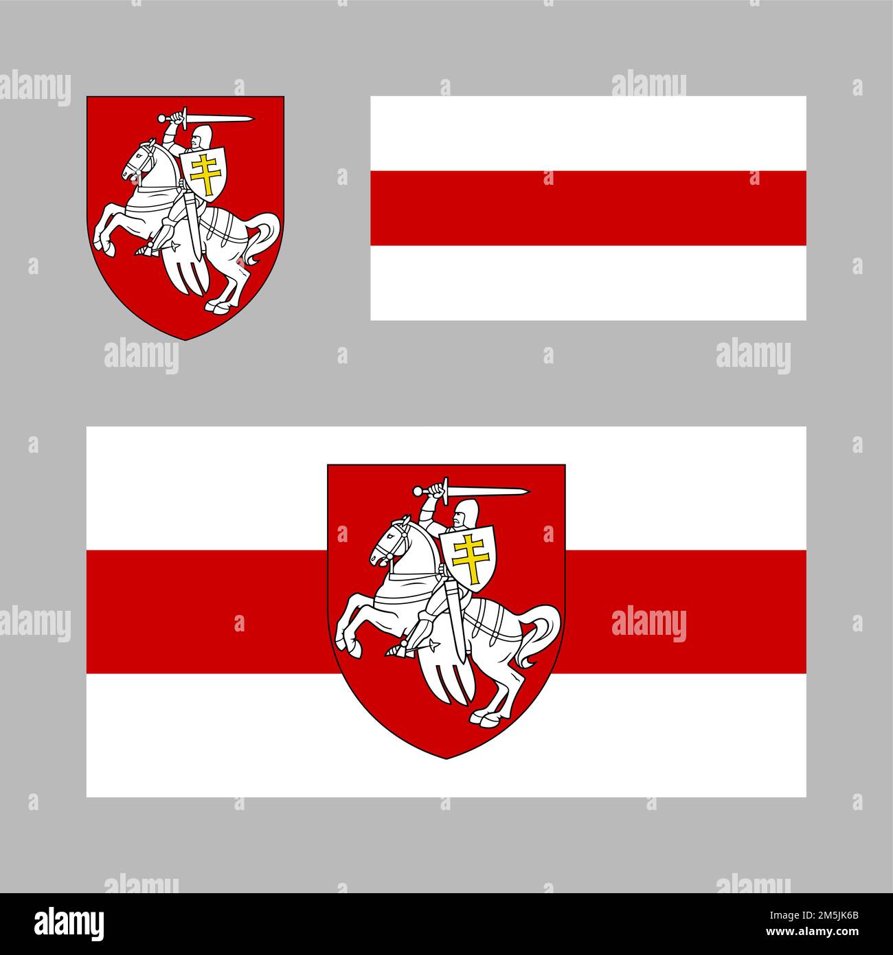 Pahonia coat of arms Stock Vector Images - Alamy