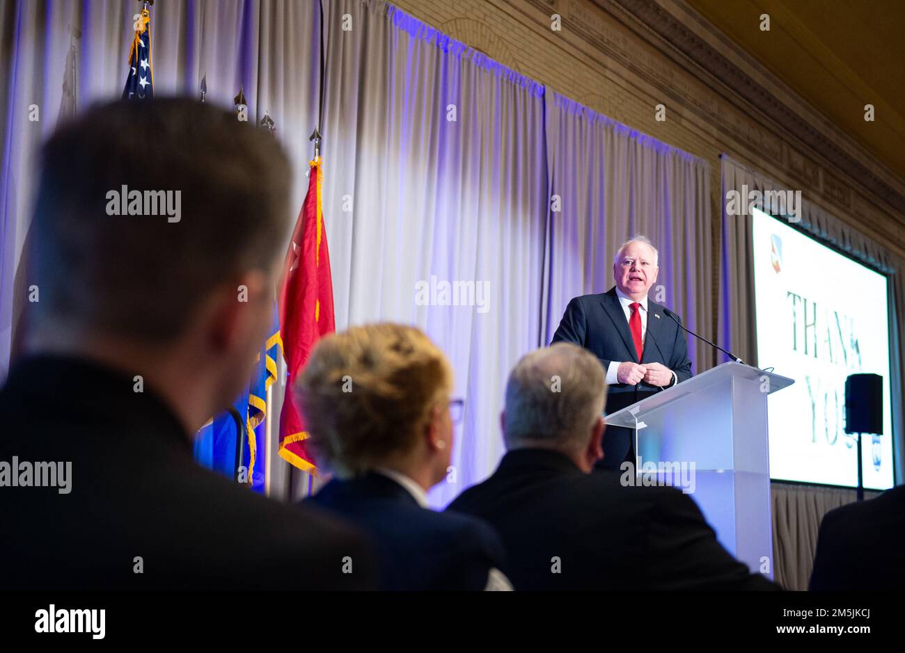 Minnesota Gov. Tim Walz served as the guest speaker for the 133rd ...