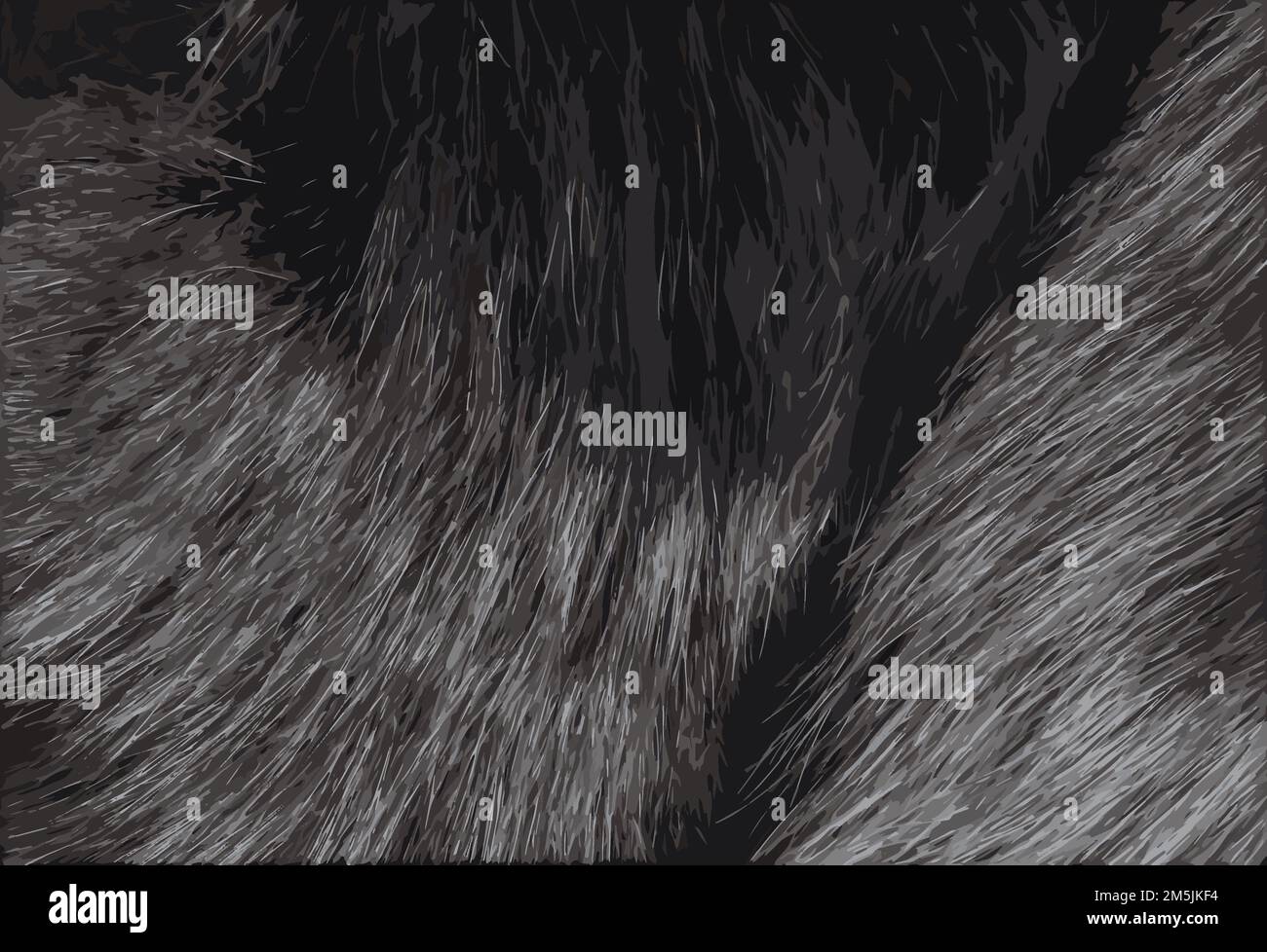 Realistic vector illustration of a background of natural fur with a ...