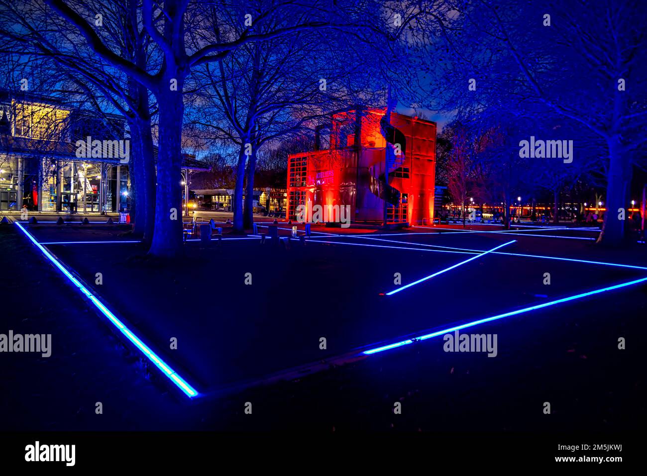 Paris, France. 27th Dec, 2022. Artistic journey composed of eight ...