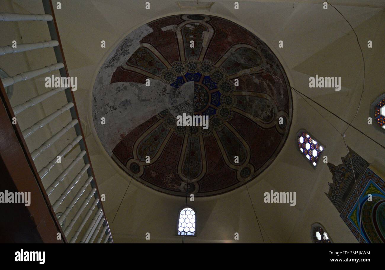 The 3 Mihrapli Mosque, located in Istanbul, Turkey, was built by the ...