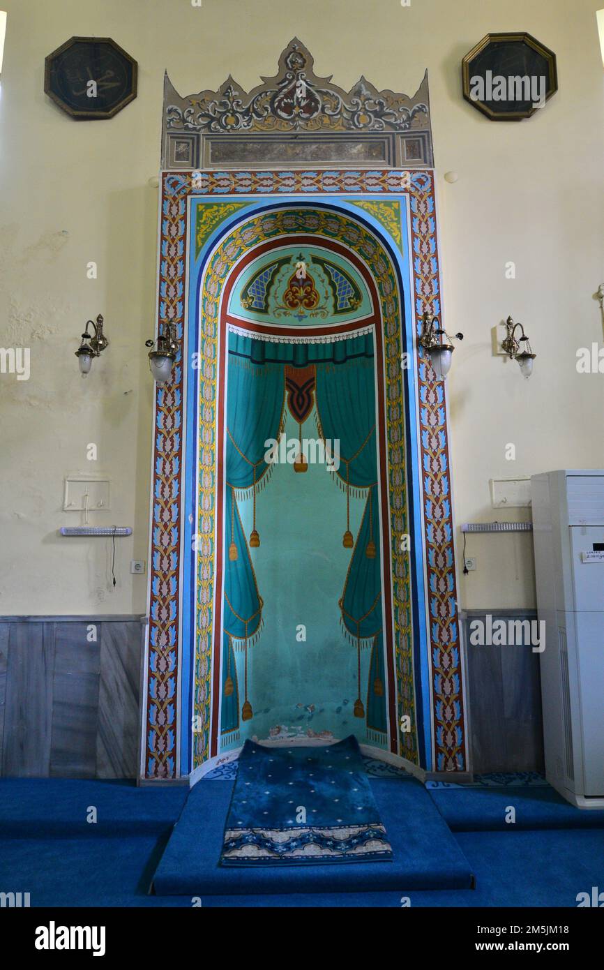 The 3 Mihrapli Mosque, located in Istanbul, Turkey, was built by the ...