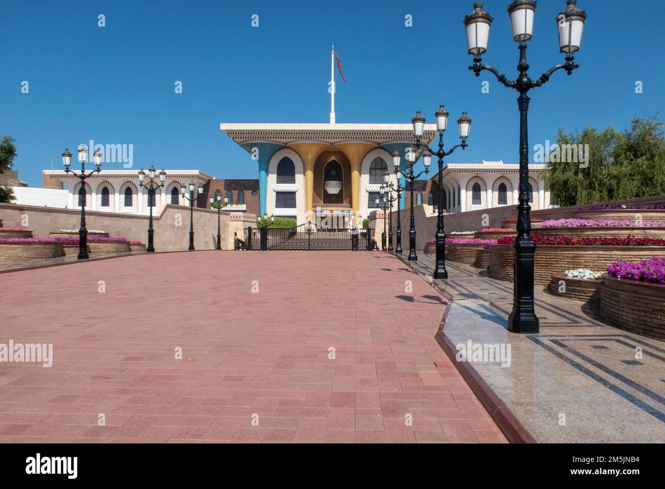 Royal Al Alam Palace in Muscat in Oman in Middle East Stock Photo - Alamy