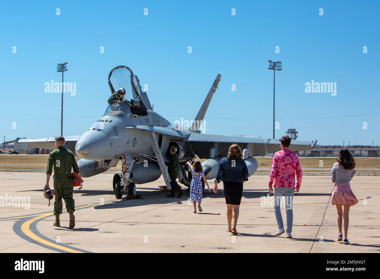 U.S. Marine Corps Lt. Col. Todd Peterson, executive officer of Marine Fighter Attack Squadron ...