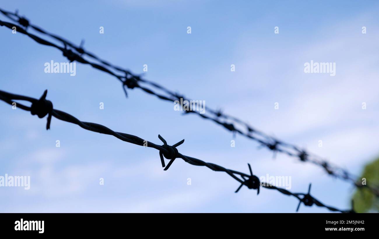 Spiked wire hi-res stock photography and images - Alamy