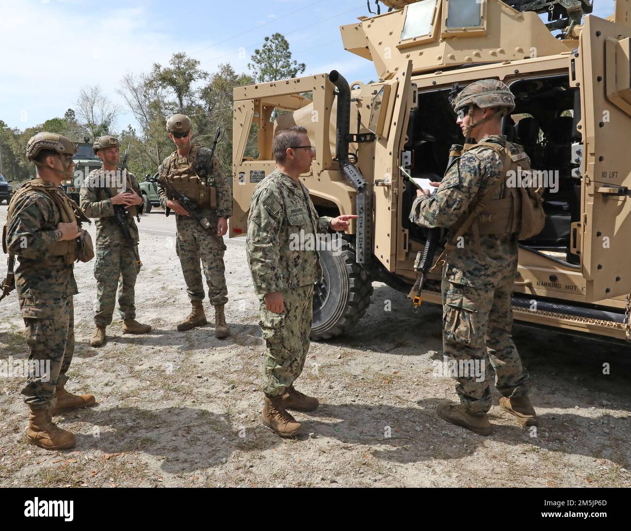 CAMP LEJEUNE, N.C. (March 20, 2022) Rear Admiral Joseph DiGuardo ...