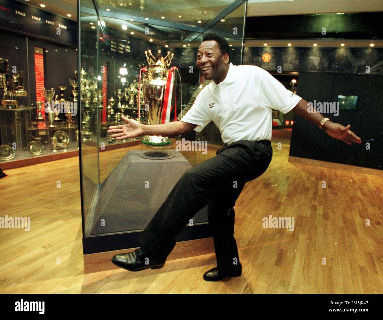 File photo dated 10-04-1998 of Brazilian soccer legend Pele in a ...