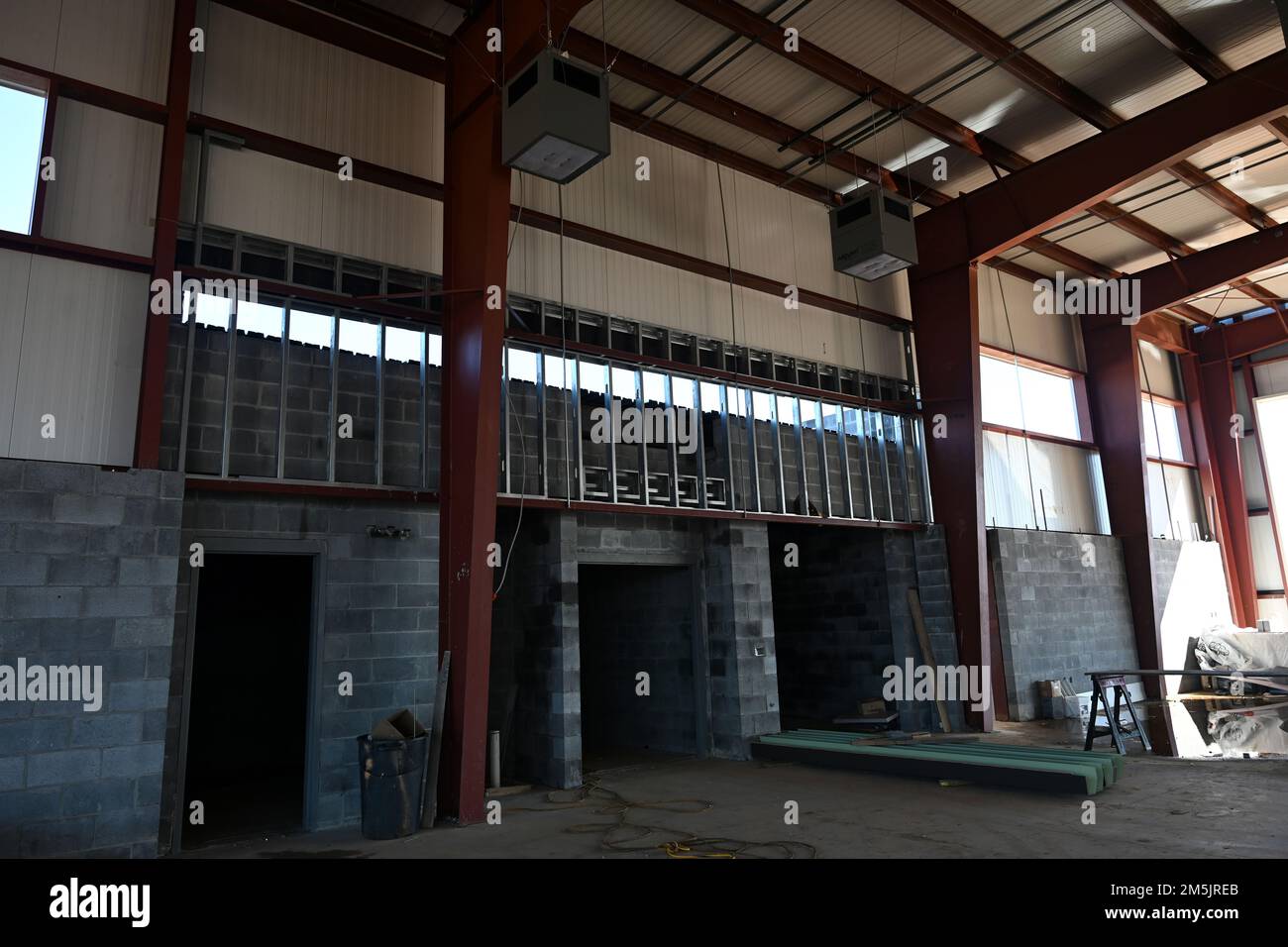 Ongoing construction of an expanded and upgraded Fire Department at ...