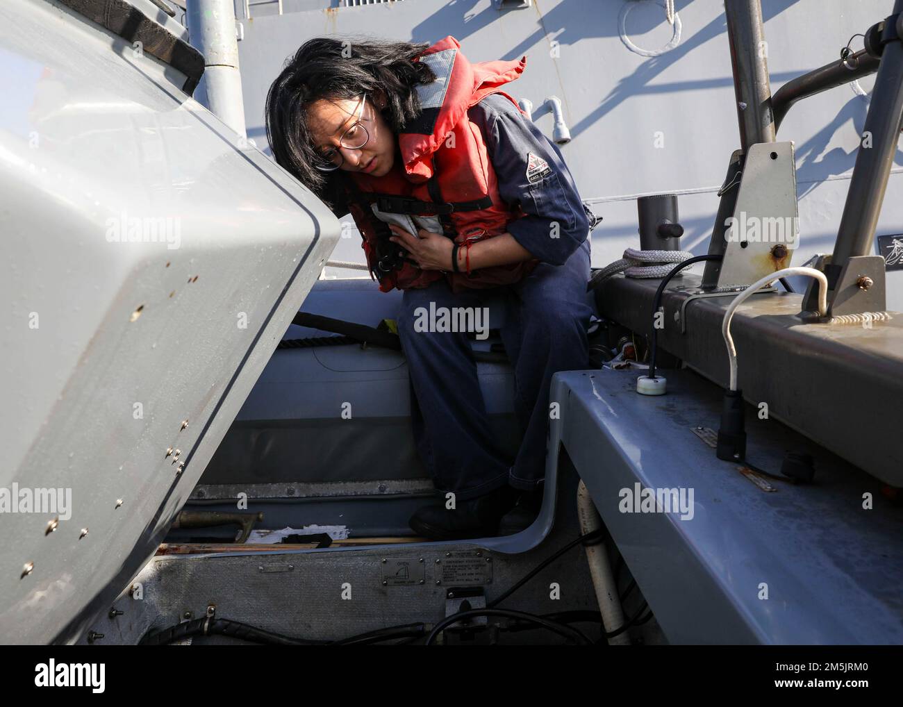 ATLANTIC OCEAN (March 20, 2022) – Machinist Mate 2nd Class Laura ...