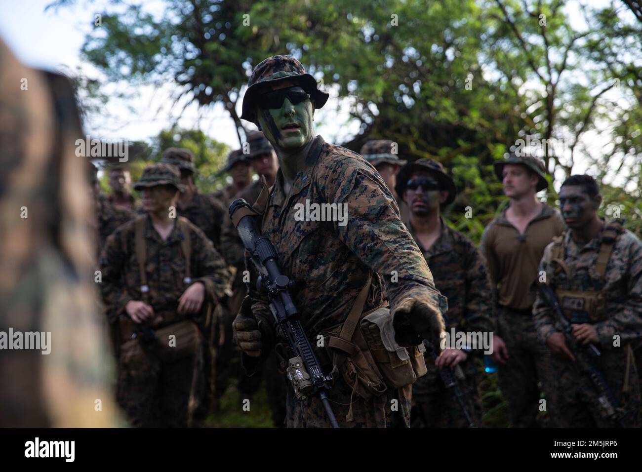 U.S. Marine Corps 1st Lt. Luke Ledva, an infantry officer with ...
