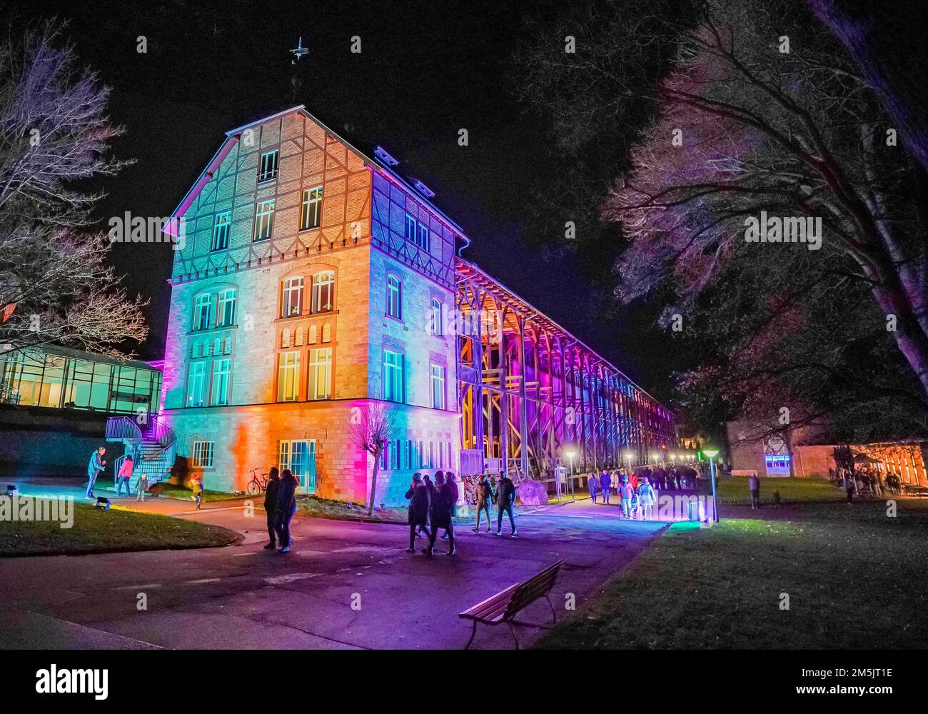 Bad Orb, Germany. 29th Dec, 2022. The graduation house is colorfully ...