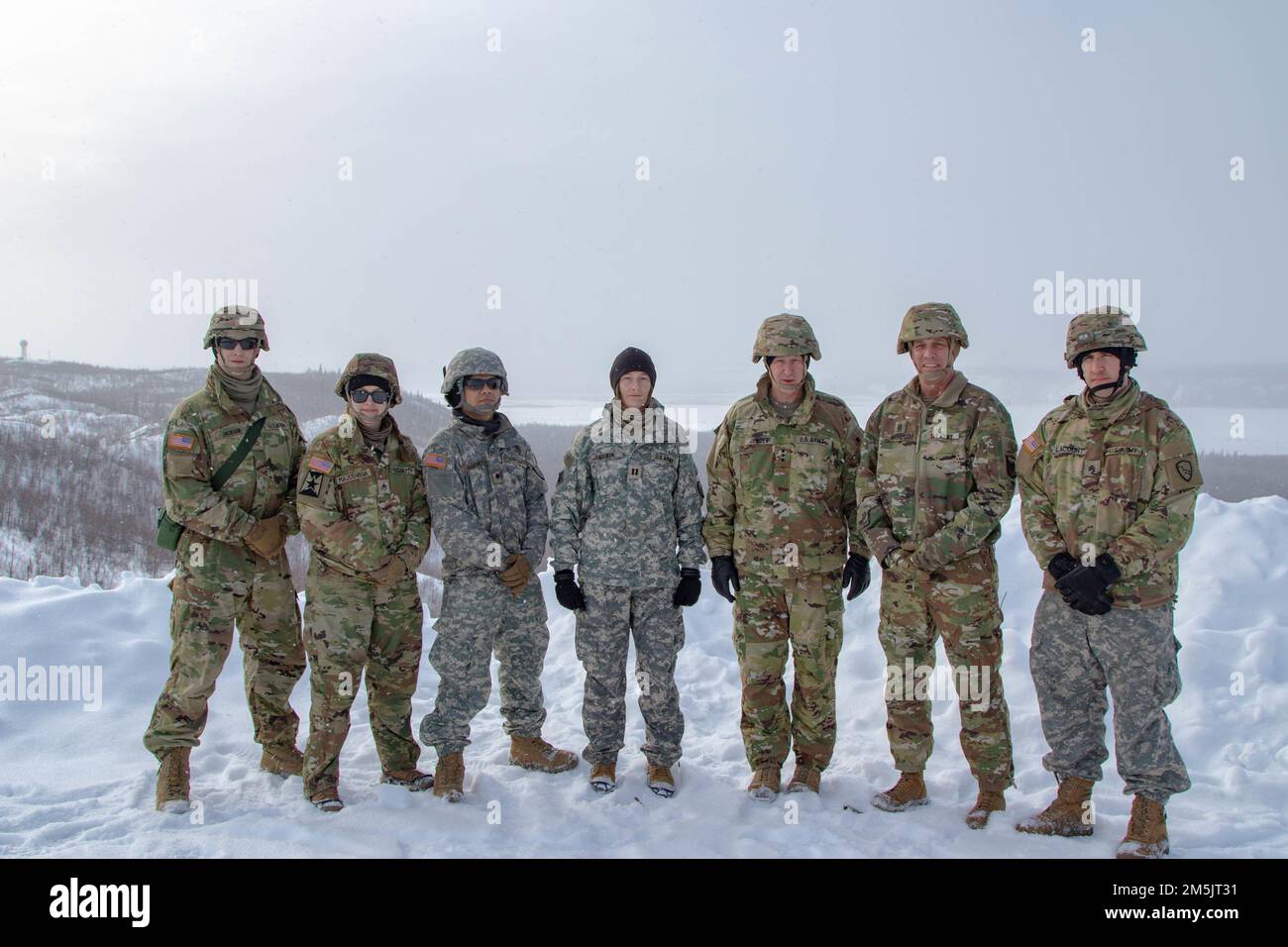 Lt. Gen. Jon A. Jensen, third from right, Director, US Army National ...