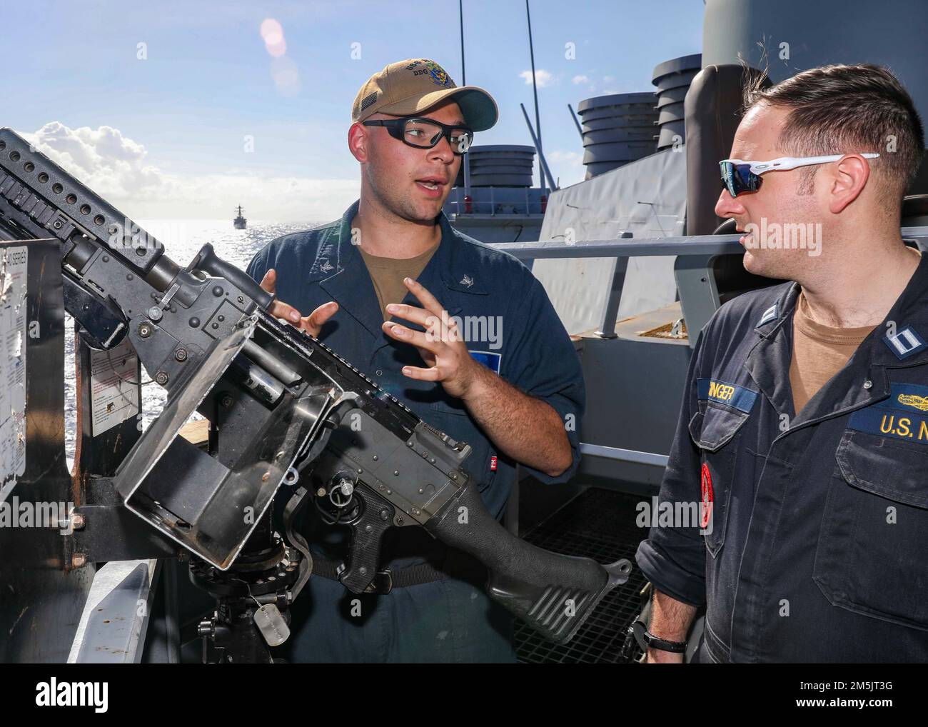 PHILIPPINE SEA (March 20, 2022) Gunner’s Mate 3rd Class Brandon ...