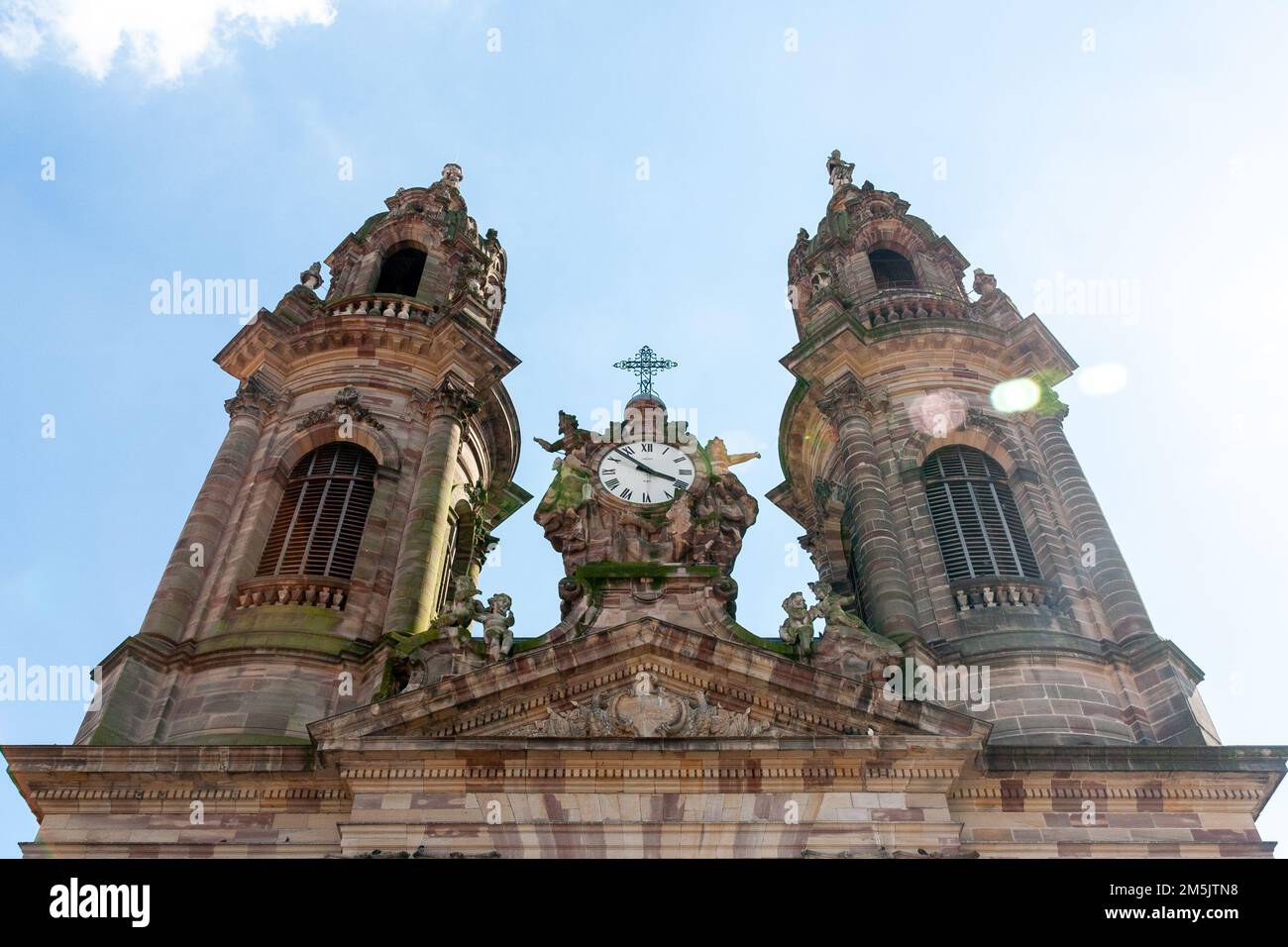 A low-angle shot of Eglise Saint-Jacques church in Luneville, France ...