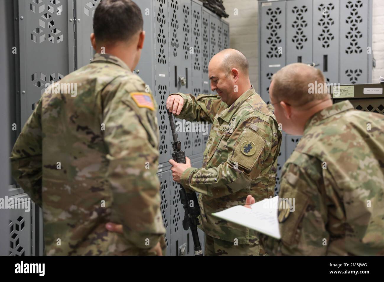 U.S. Army Chief Warrant Officer 5 Jeffrey Swem, program coordinator for ...