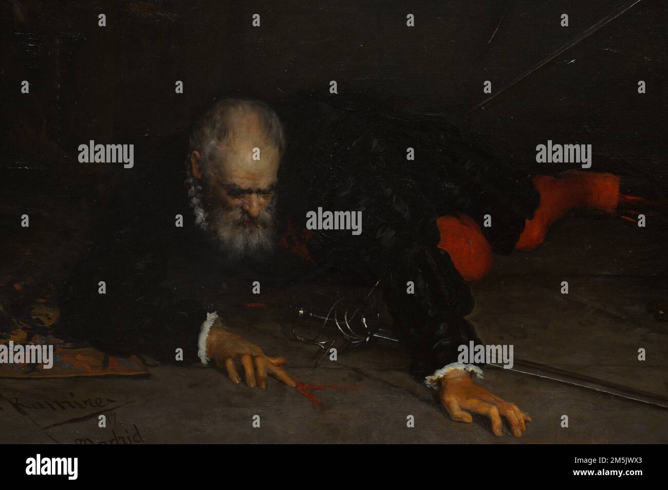 Francisco Pizarro (1478-1541). Spanish conquistador. Death of Francisco ...