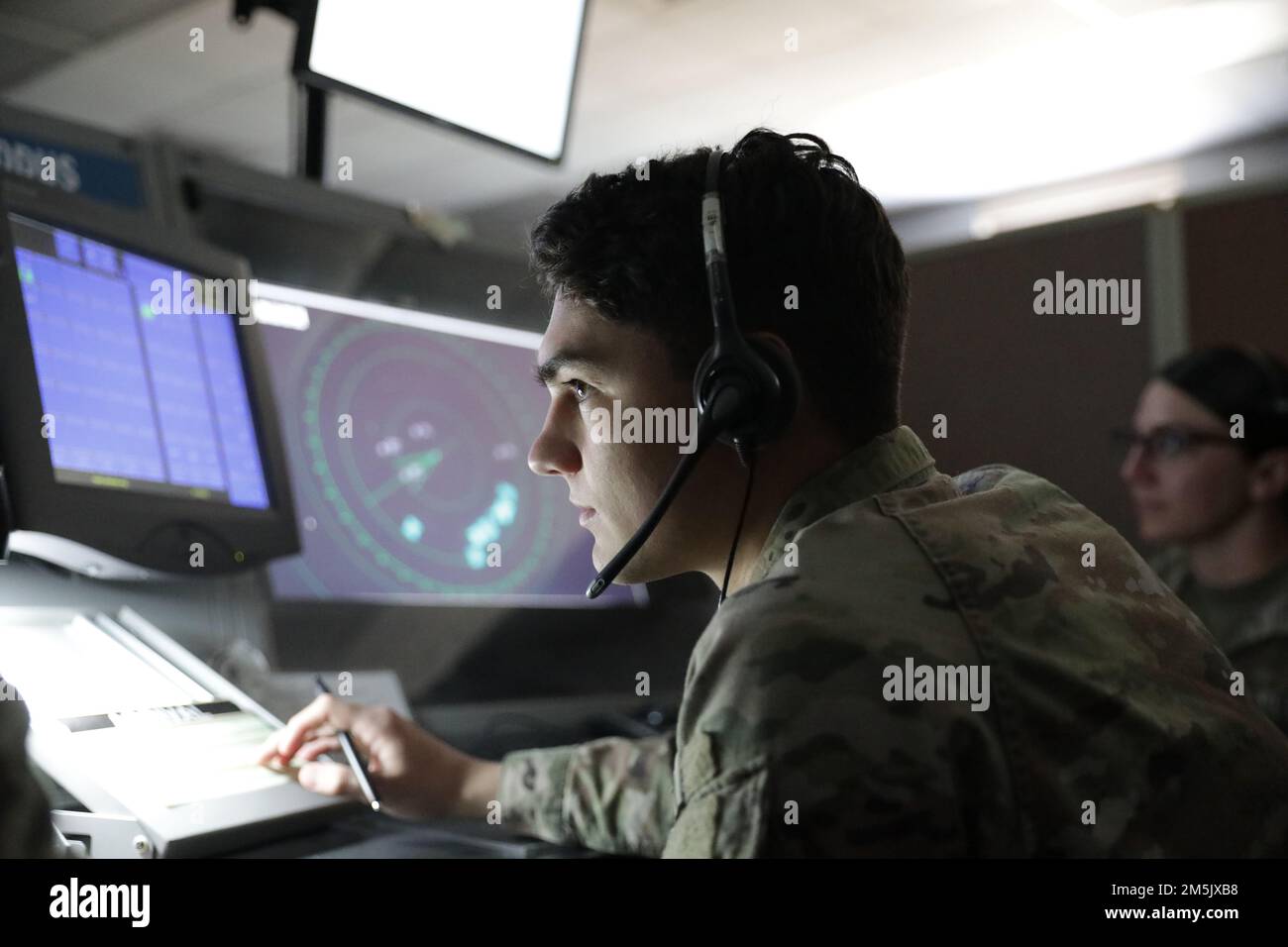 Air Traffic Control Operations Class 22-007 students train in the Army ...