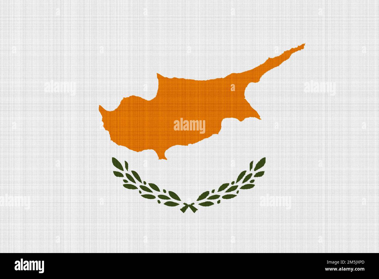 Flag of Cyprus on a textured background. conceptual collage Stock Photo ...