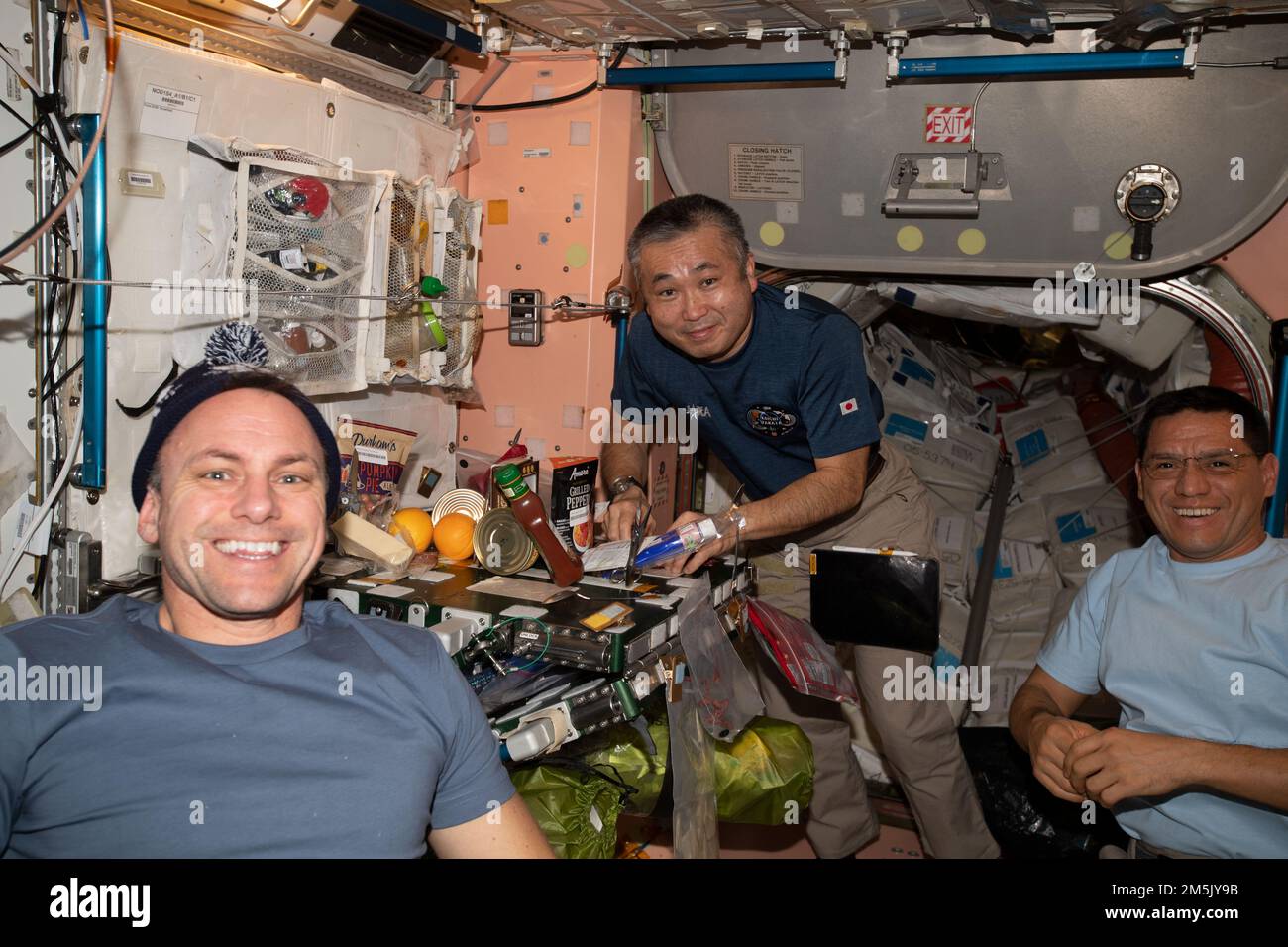 Earth Atmosphere. 24th Dec, 2022. Expedition 68 Flight Engineers (from ...