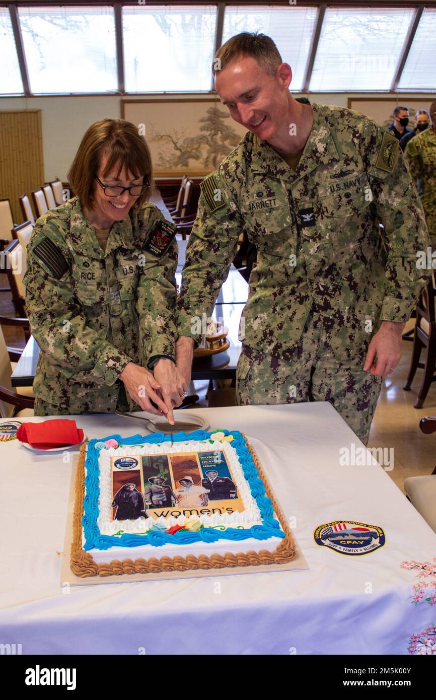 Capt. Carolyn C. Rice, commanding officer of U. S. Naval Hospital ...