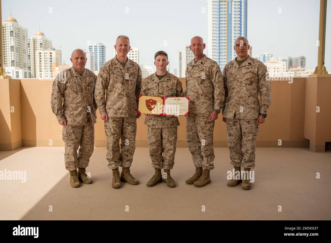 U.S. Marine Brig. Gen. Farrell J. Sullivan, commanding general, Task ...