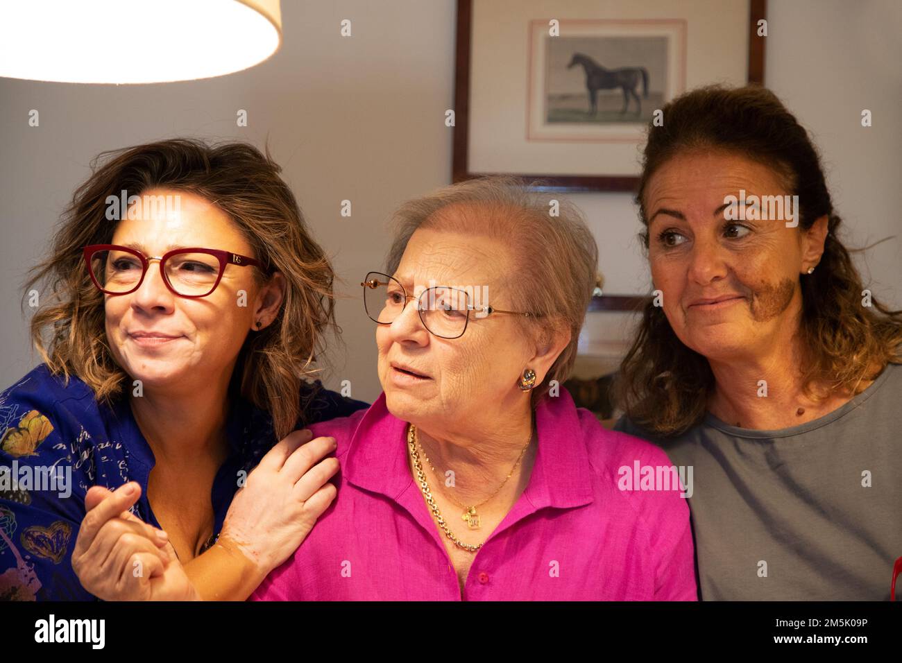 Ordinary cheerful senior couple hi-res stock photography and images - Alamy