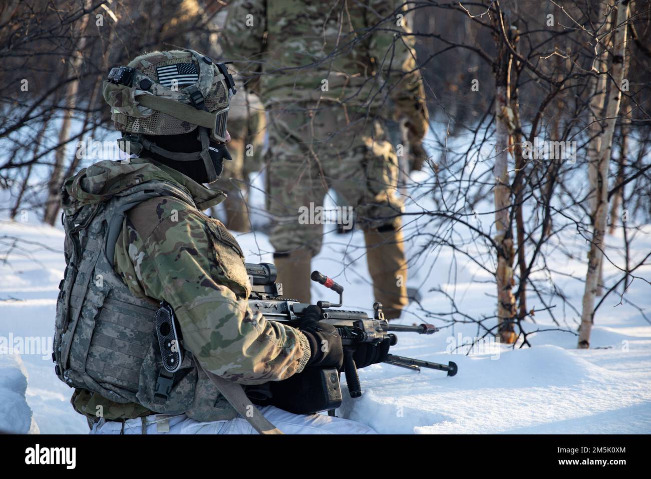 M249 saw squad automatic weapon hi-res stock photography and images - Alamy